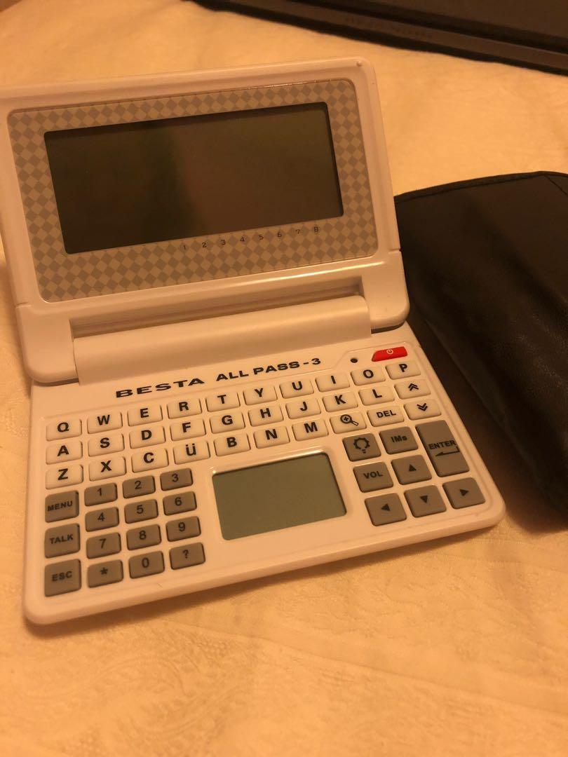 E-Dictionary BESTA ALL PASS 3, Mobile Phones & Gadgets, E-Readers on ...