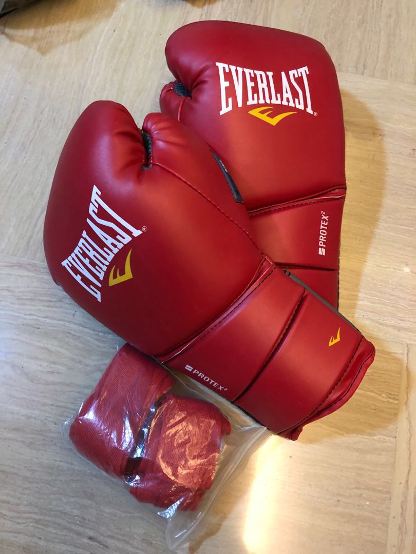 Everlast Boxing Gloves White 8oz, Sports Equipment, Sports & Games ...