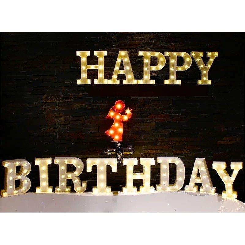 *FREE POST to West Malaysia only / Ready Stock* LED Happy Birthday Set ...