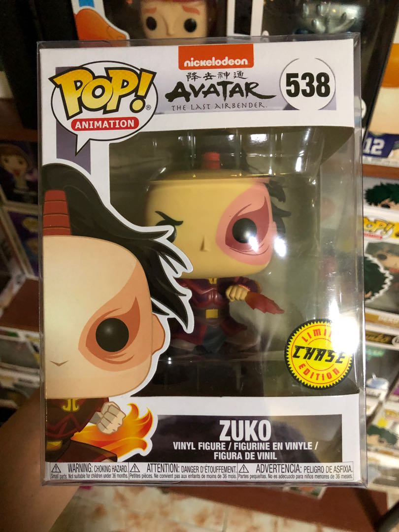 Funko Pop Avatar Zuko Chase with pop protector, Hobbies & Toys, Toys ...