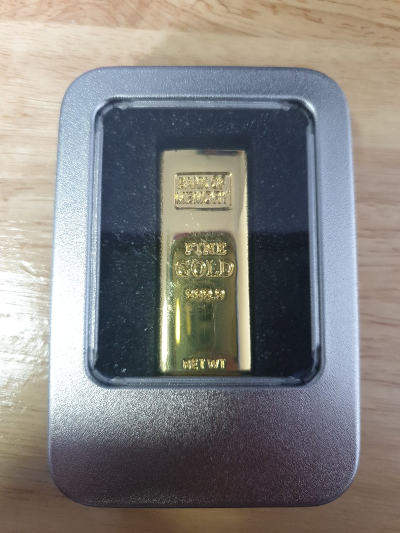 Gold bar 1GB thumbdrive, Computers & Tech, Parts & Accessories, Hard ...