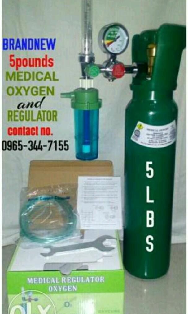 Handcarry 5lbs COMPLETE PACKAGES medical oxygen tank, Beauty & Personal ...
