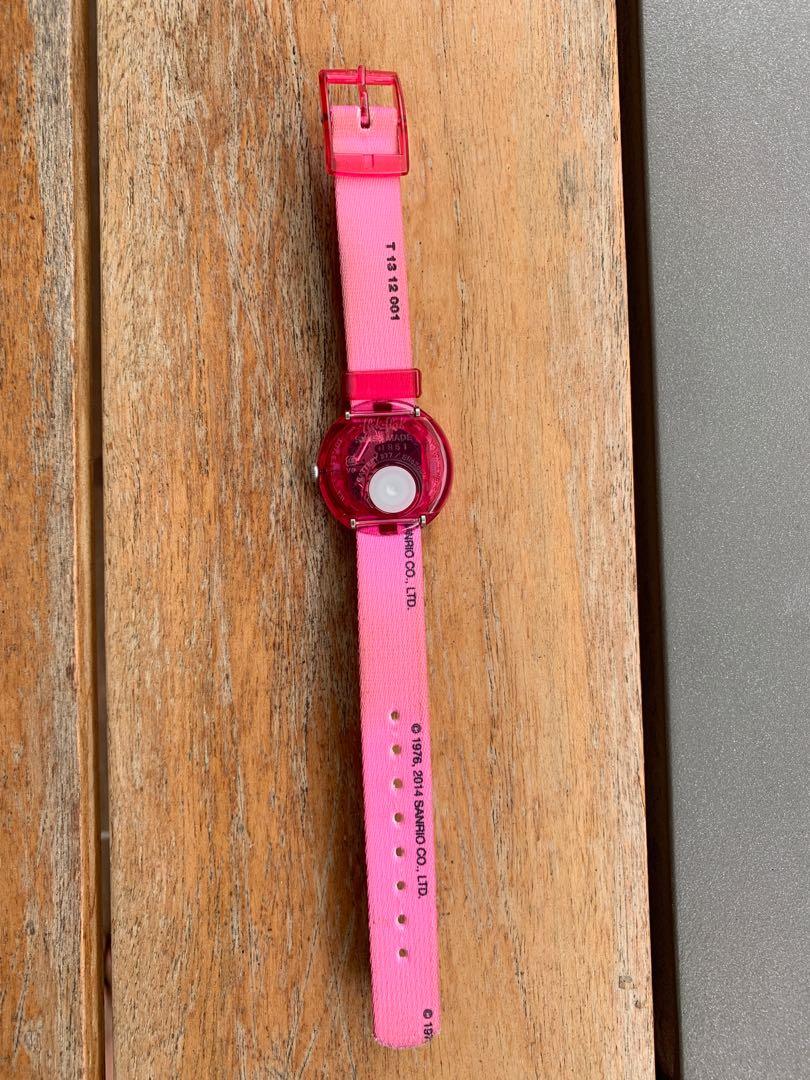 Hello Kitty Swatch Flik Flak Watch, Babies & Kids, Babies & Kids ...