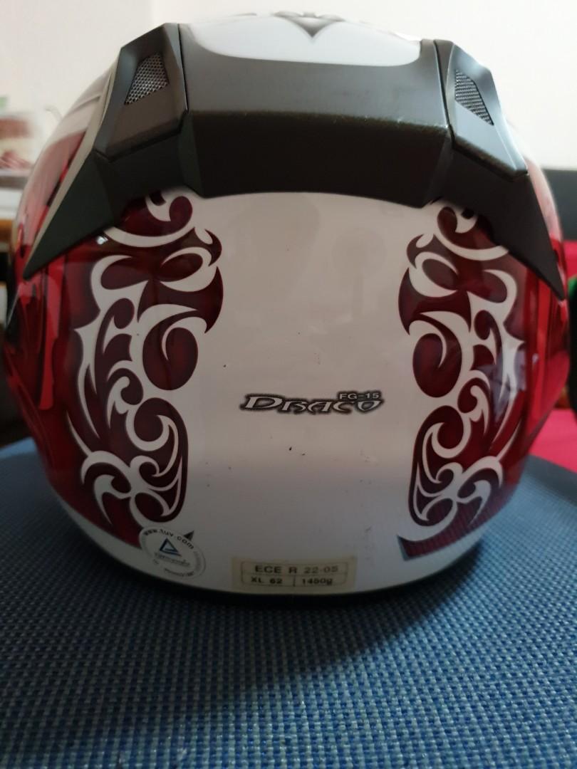 HJC FG-15 DRACO Full face helmet, Motorcycles, Motorcycle Apparel on ...