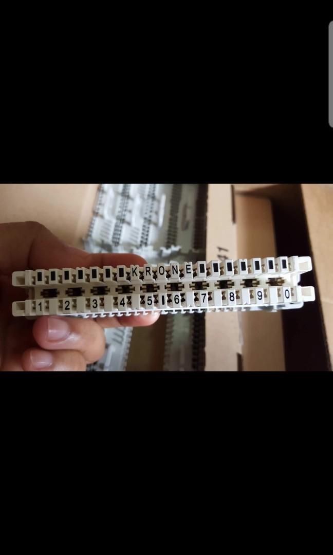 Krone module terminal block, Computers & Tech, Parts & Accessories ...