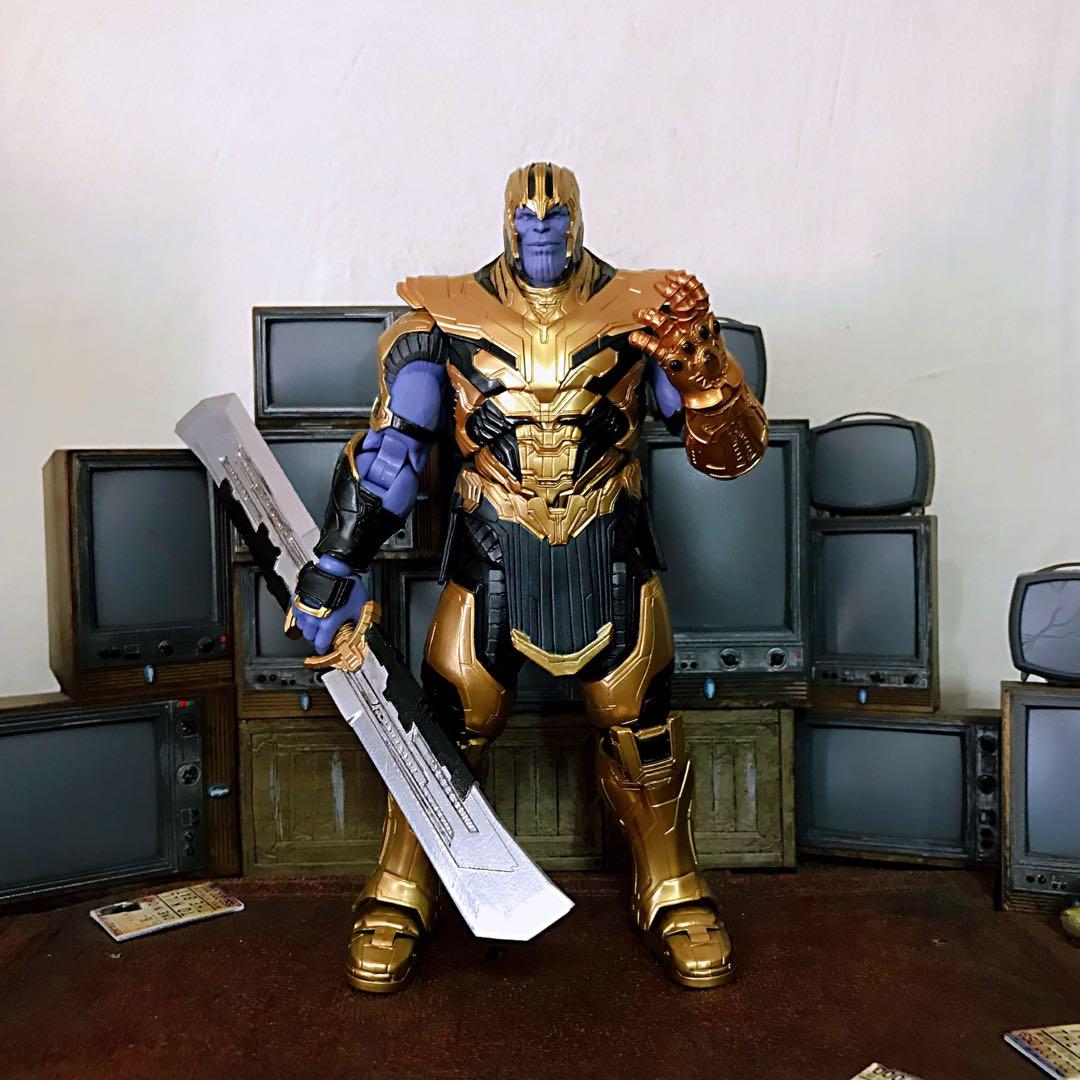 Marvel Legends Thanos and Cull Obsidian Weapon/ Blade/ Sword, Hobbies ...