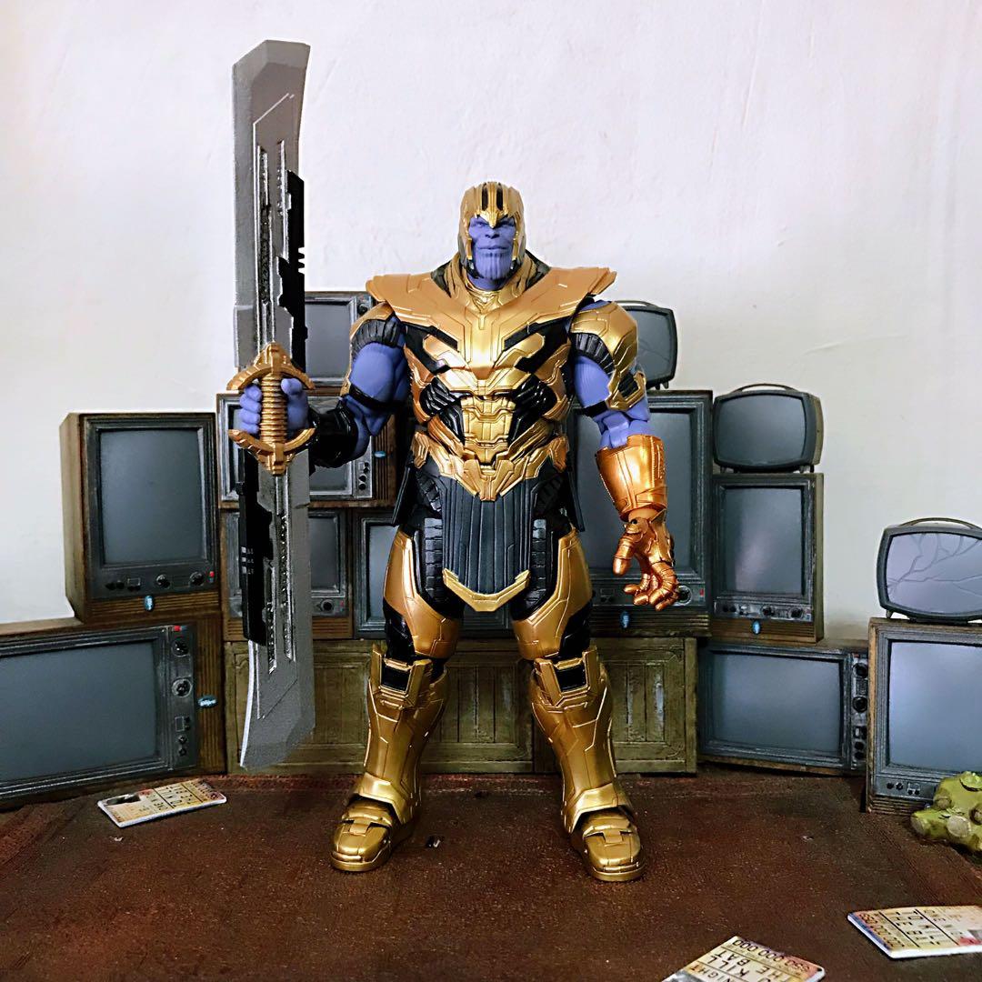 Marvel Legends Thanos and Cull Obsidian Weapon/ Blade/ Sword, Hobbies ...