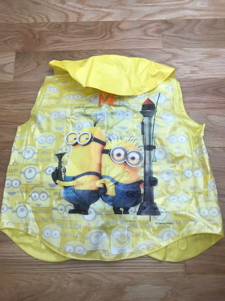 Minion Swimming jacket, Babies & Kids, Babies & Kids Fashion on Carousell