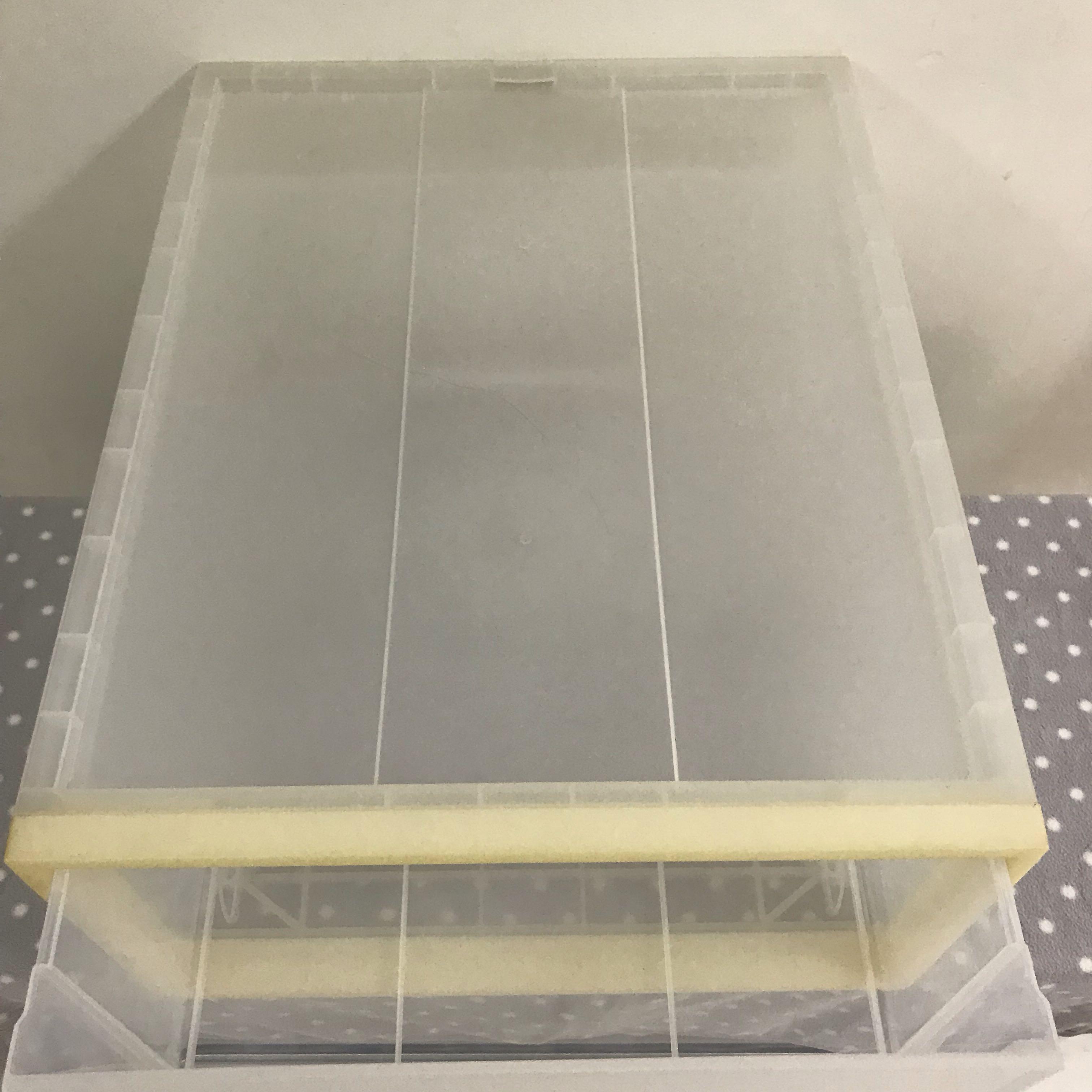 Muji PP Storage Box Drawer Medium 44cm x 55cm x 24cm #Space, Furniture & Home Living, Home ...