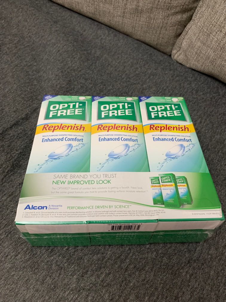 Opti-Free Replenish Solution, Beauty & Personal Care, Face, Face Care ...