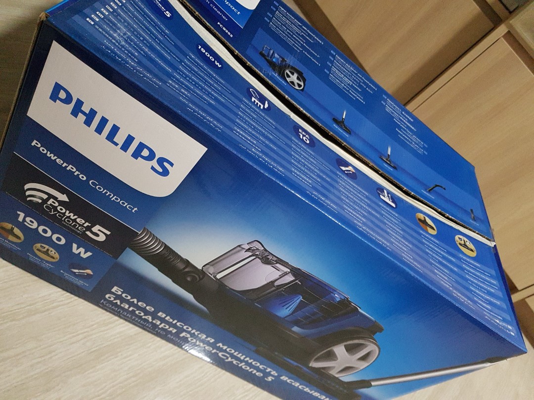Philips FC9352 PowerPro Compact Bagless Vacuum Cleaner, TV & Home ...