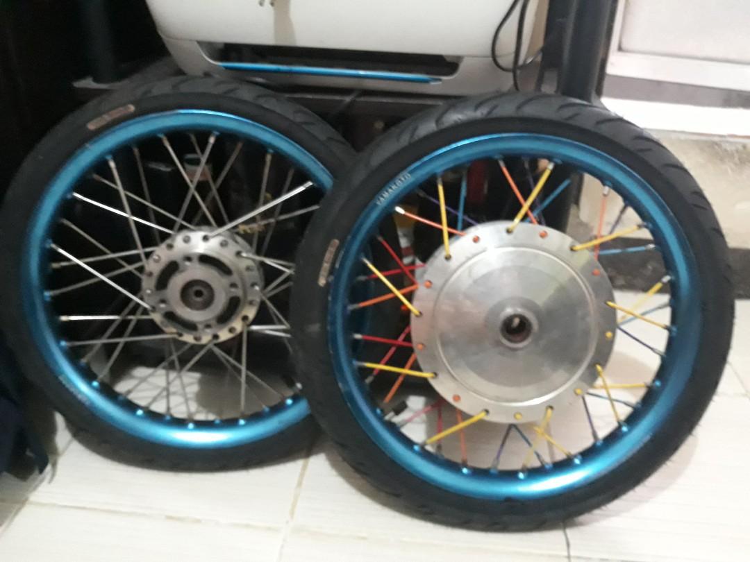Rim set (Mio Soul/sporty), Motorbikes, Motorbike Parts & Accessories ...