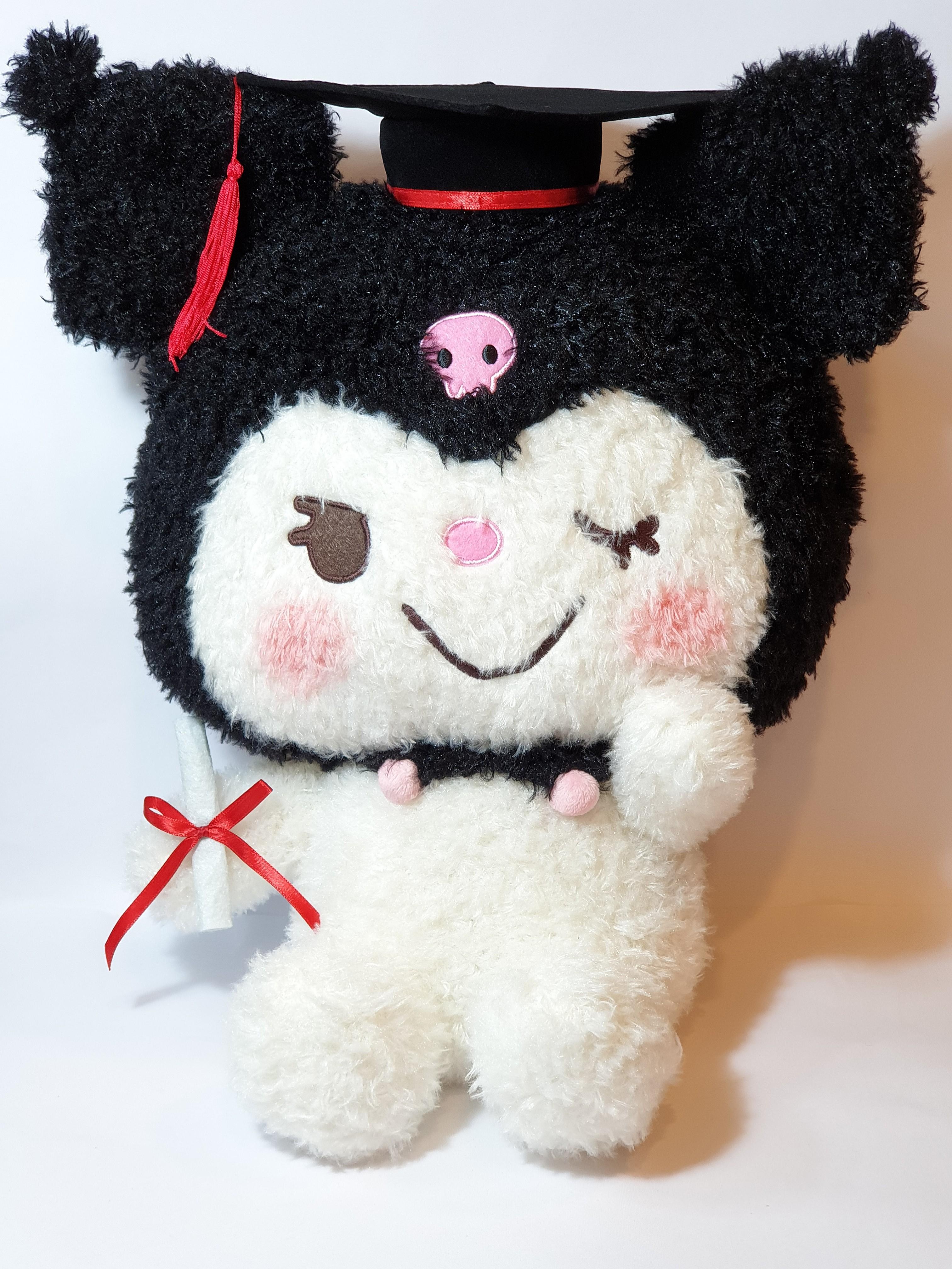 Sanrio Kuromi Graduation Convocation Bear Gift Plush, Hobbies & Toys ...