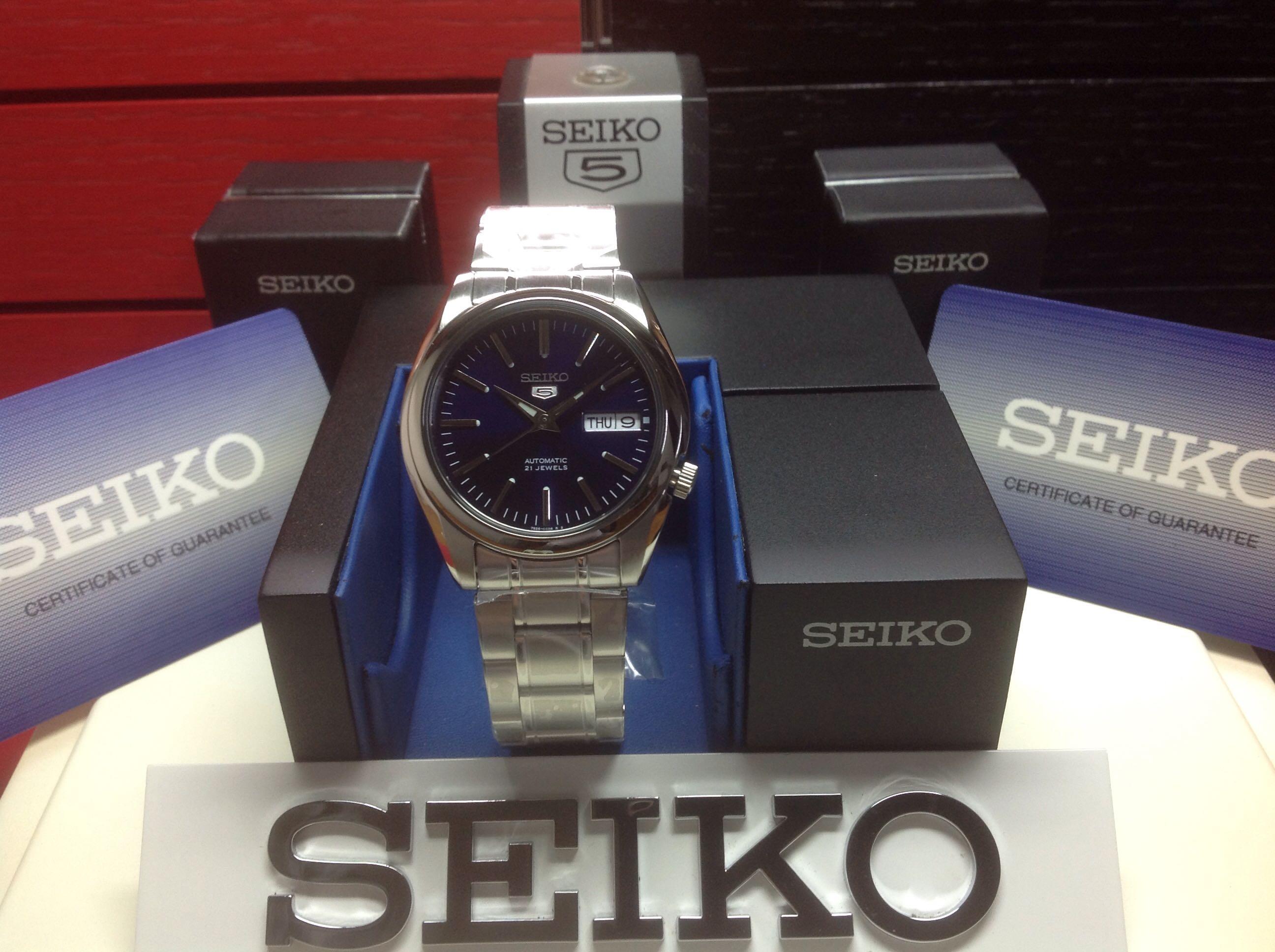 Seiko 5 SNKL43 Automatic Steel Watch SNKL43K1 Brand New, Men's Fashion ...