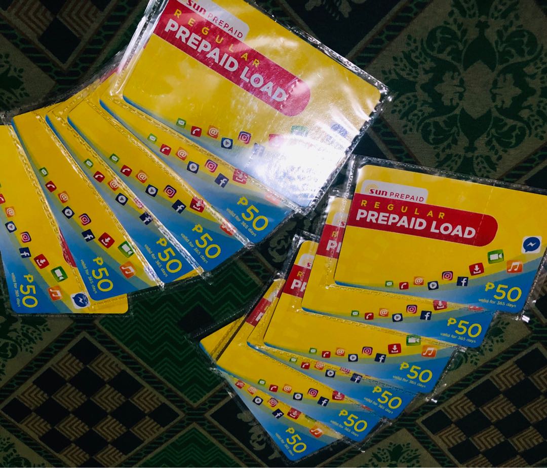 Sun Load 50pesos, Everything Else, Others on Carousell