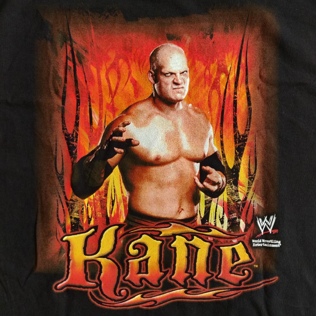 WWE Kane Wrestling Shirt (2002), Men's Fashion, Tops & Sets, Formal ...