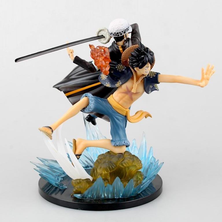 Anime One Piece Luffy & Trafalgar Law Action Figure Collection Model ...