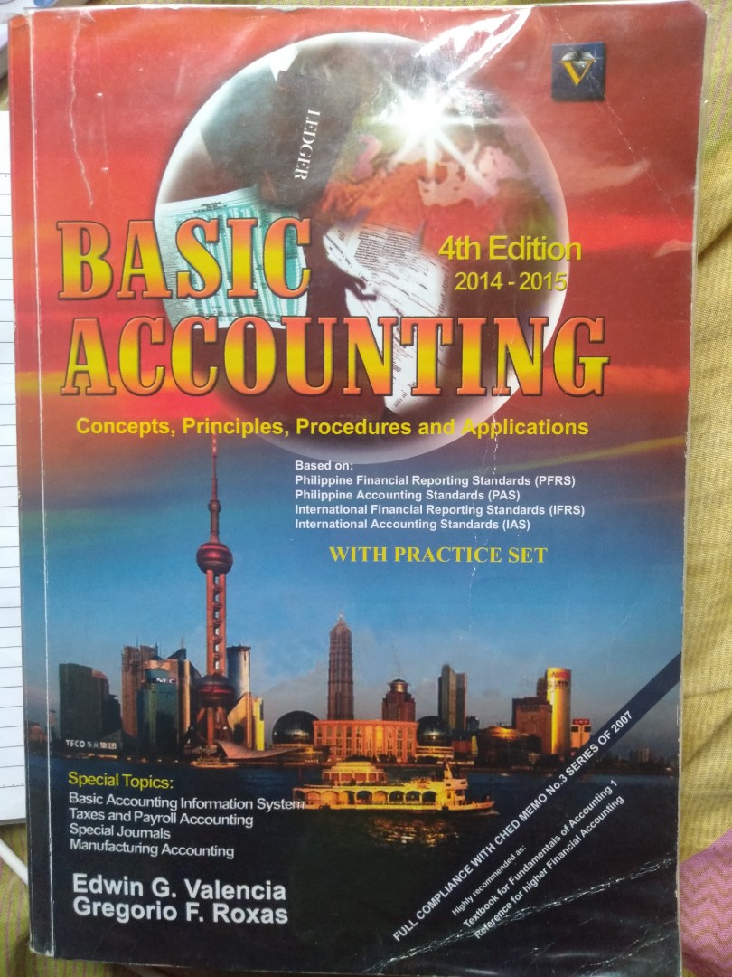 Basic Accounting (2014 edition) by Valencia & Roxas, Hobbies & Toys ...