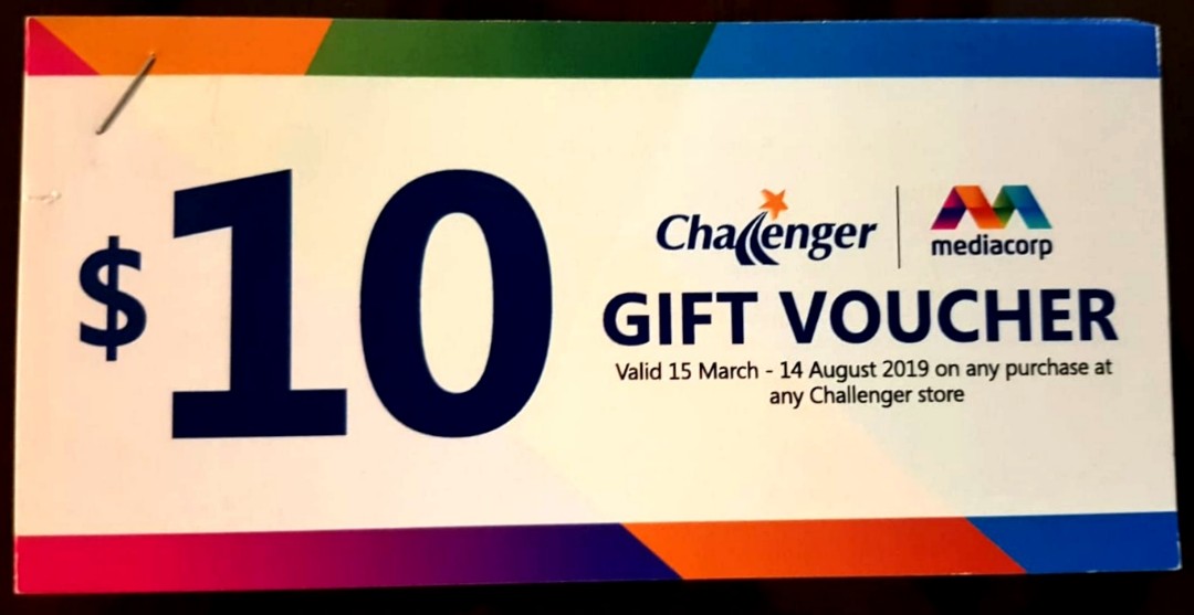 Challenger Voucher, Tickets & Vouchers, Vouchers on Carousell