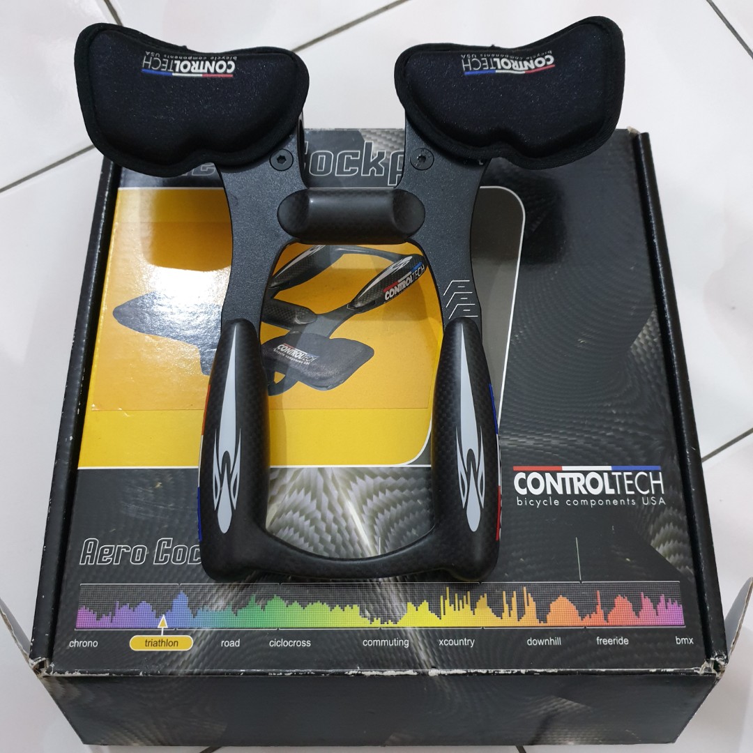 ControlTech Aero Clip-on Bar, Sports Equipment, Bicycles & Parts, Parts & Accessories on Carousell