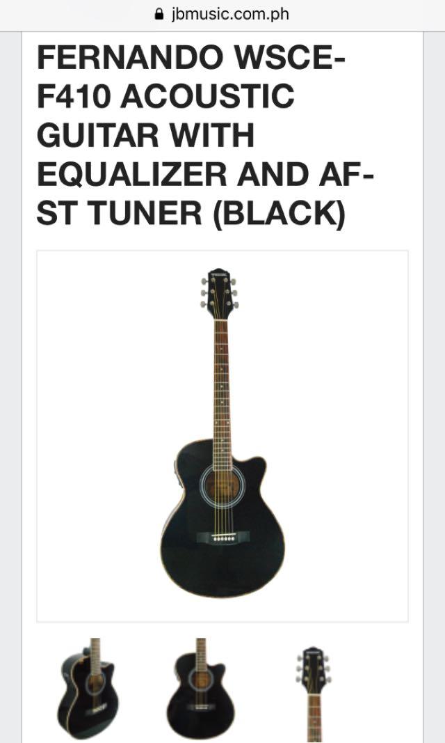 Fernando Acoustic Guitar, Hobbies & Toys, Music & Media, CDs & DVDs on ...