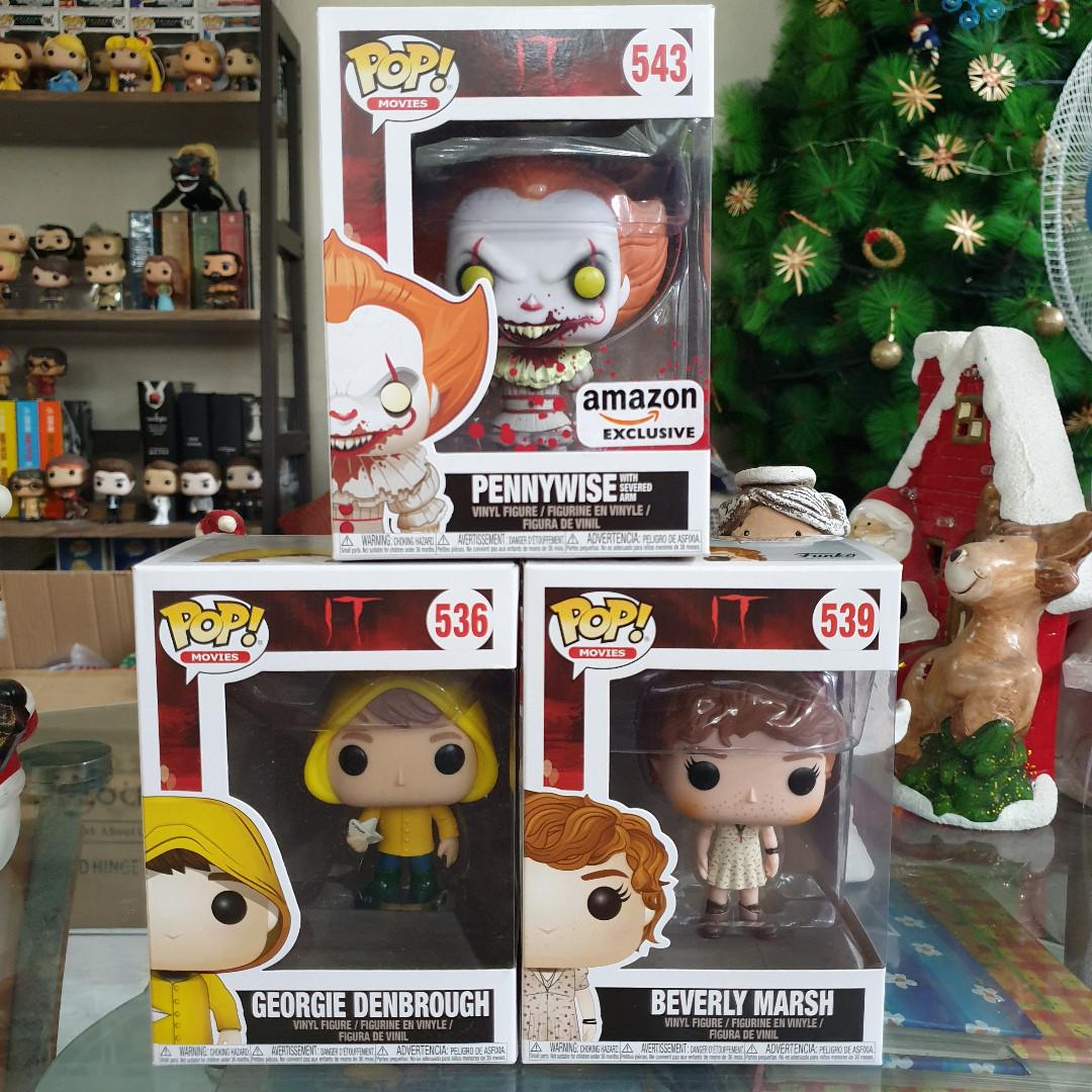Funko Pop! IT Set Pennywise Amazon Exclusive, Georgie Denbrough ...