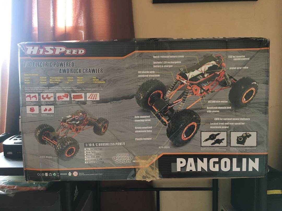 HSP Racing Pangolin 94180 1:10 RC Rock Crawler, Hobbies & Toys, Toys ...