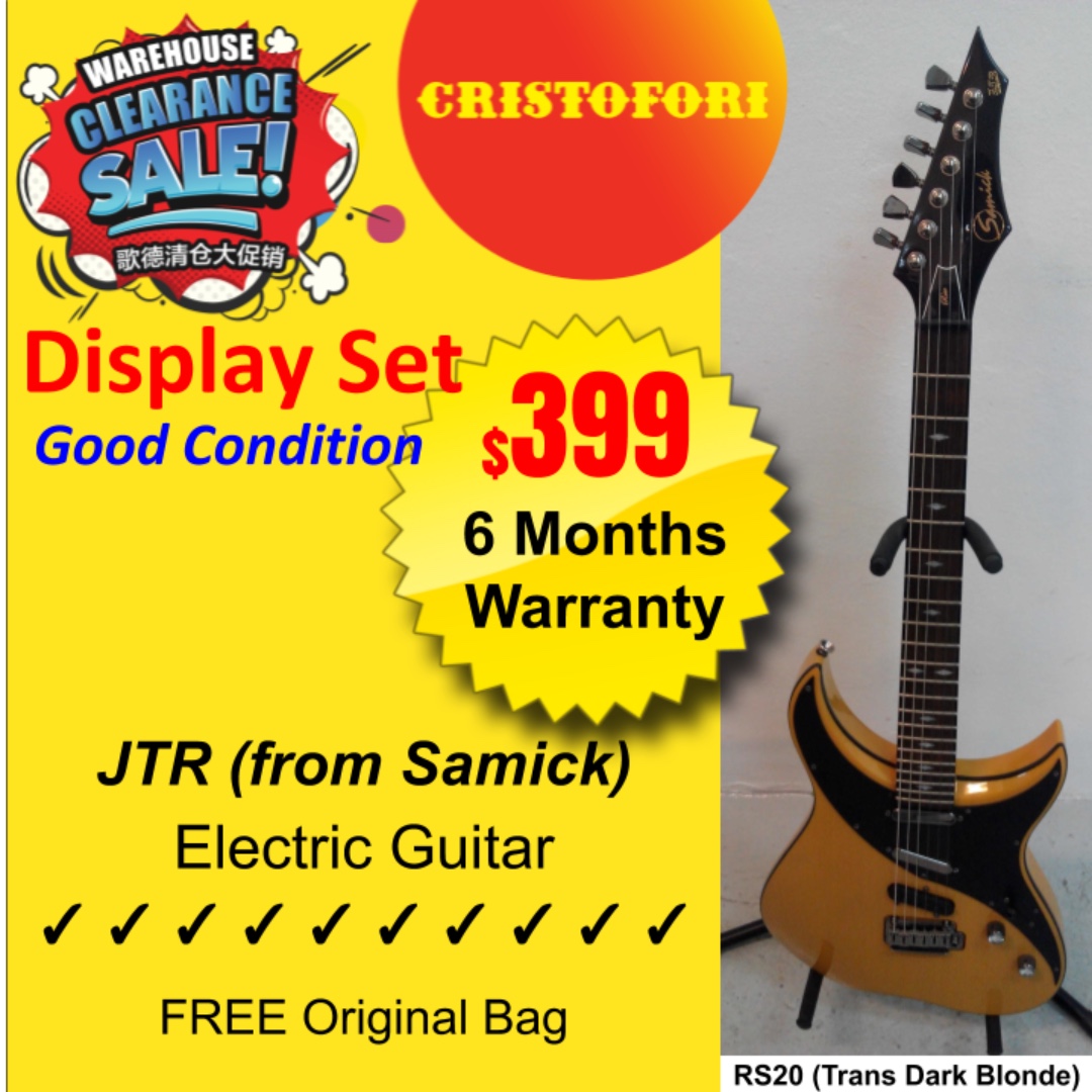 JTR Electric Guitar RS20 (from Samick), Hobbies & Toys, Music & Media, Musical Instruments on ...