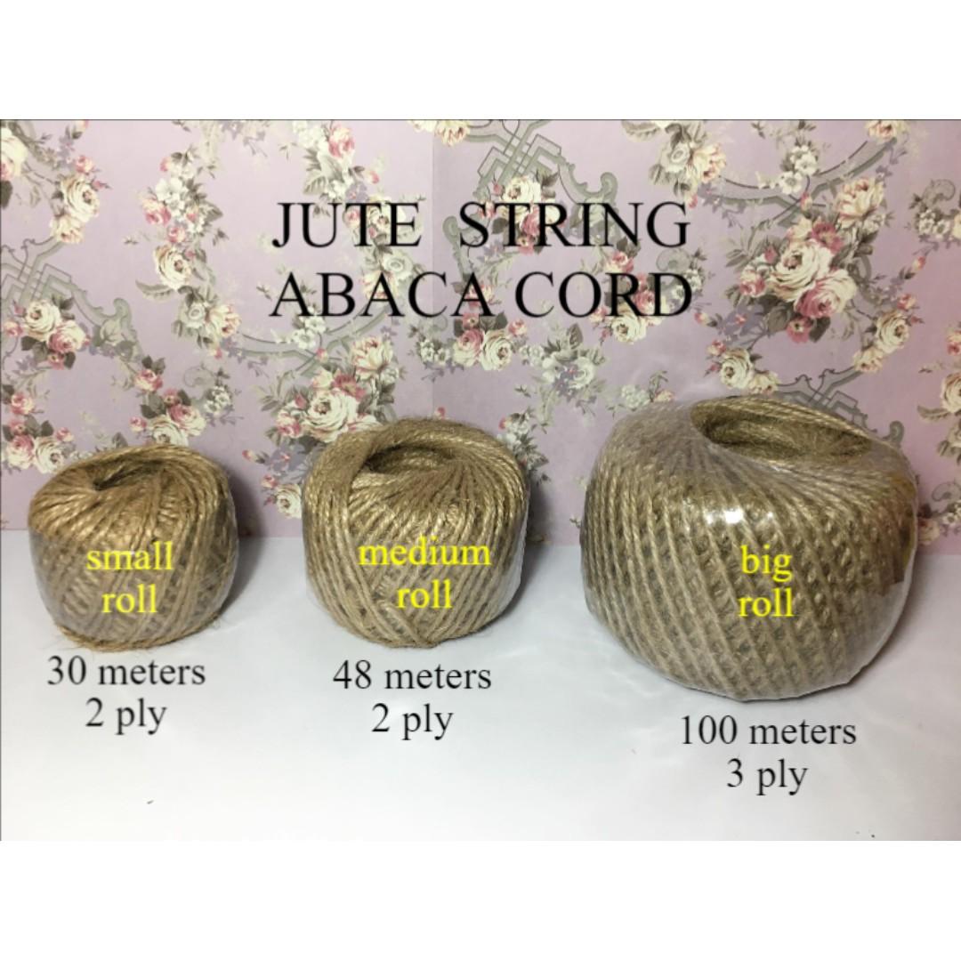 Jute String/ Abaca Cord, Hobbies & Toys, Stationary & Craft, Craft ...