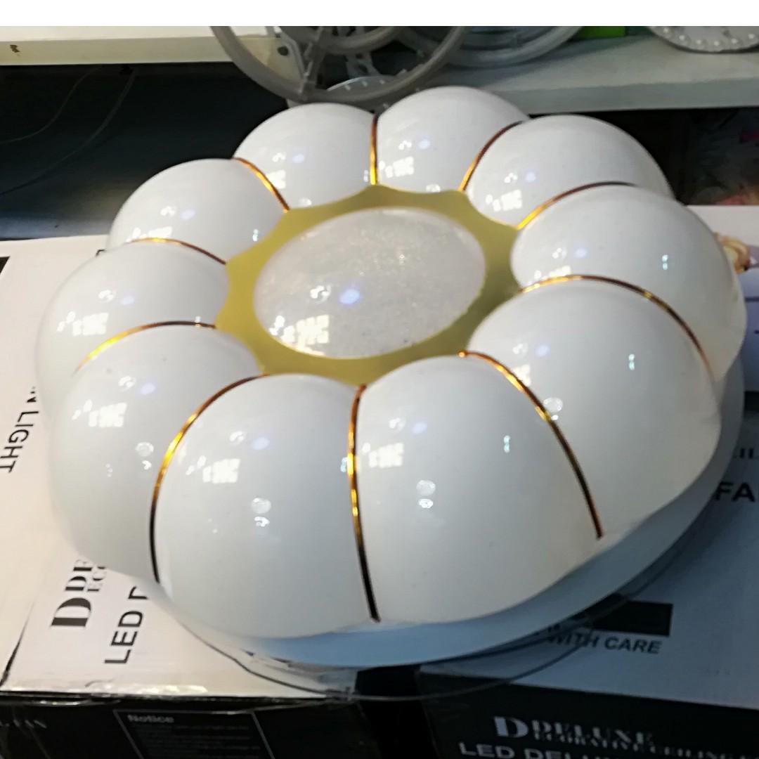 LED DELUXE WITH FLOWER LIGHT FAN, Furniture & Home Living, Lighting ...