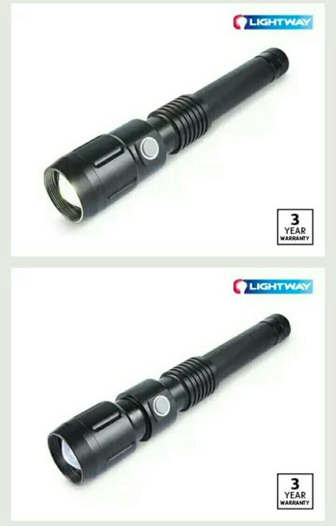 LIGHTWAY 1500 Lumen Power Bank Flashlight Mobile Phone Charger 4000Mah ...