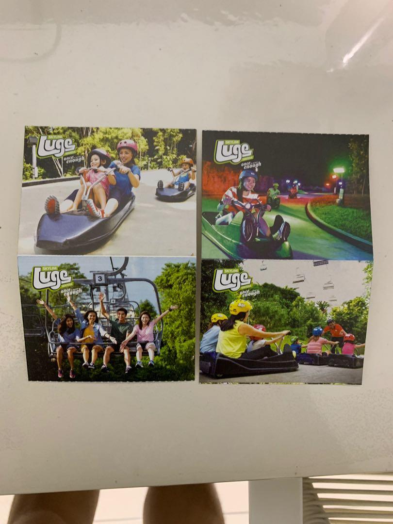 Luge + Skyride Sentosa ticket, Tickets & Vouchers, Local Attractions ...