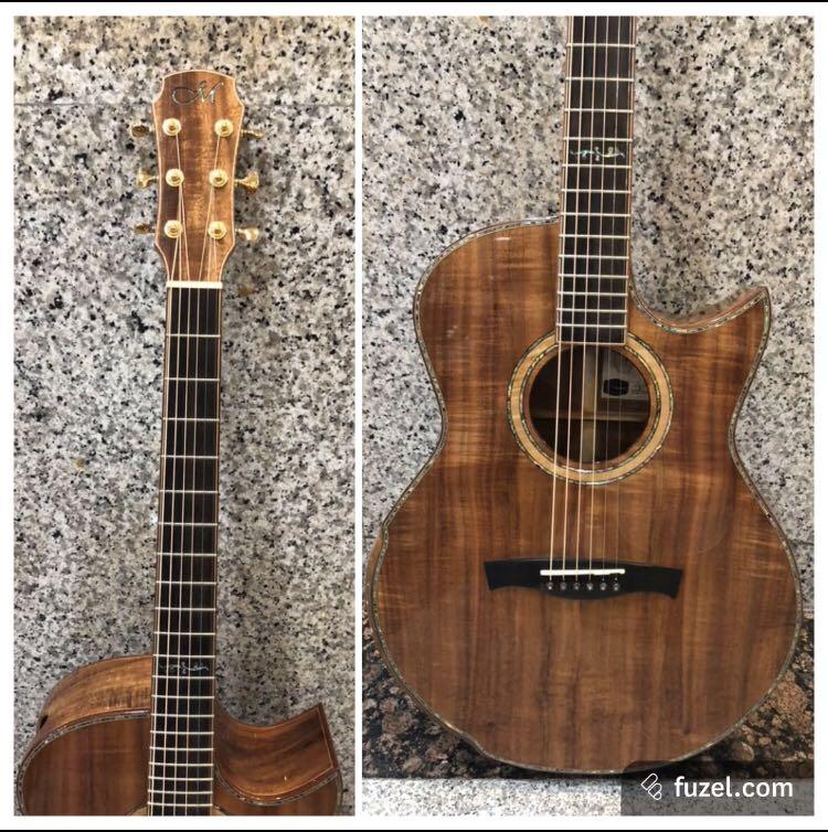 Maestro Custom Series Raffles K Acoustic Guitar, Hobbies & Toys, Music ...