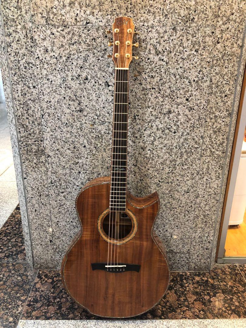 Maestro Custom Series Raffles K Acoustic Guitar, Hobbies & Toys, Music ...