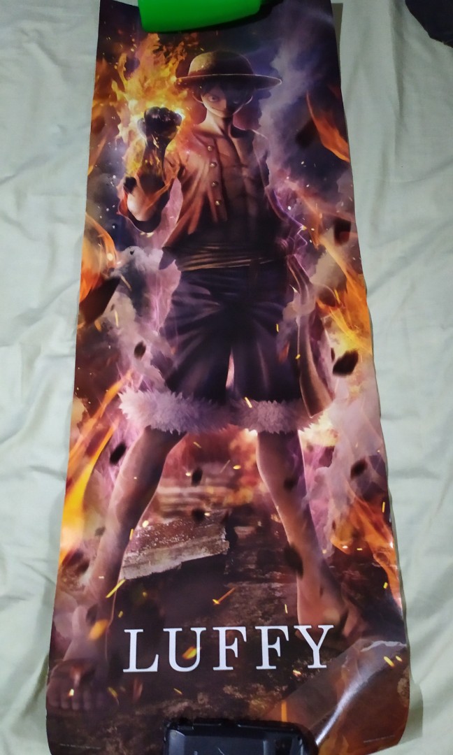 One piece luffy poster, Hobbies & Toys, Toys & Games on Carousell