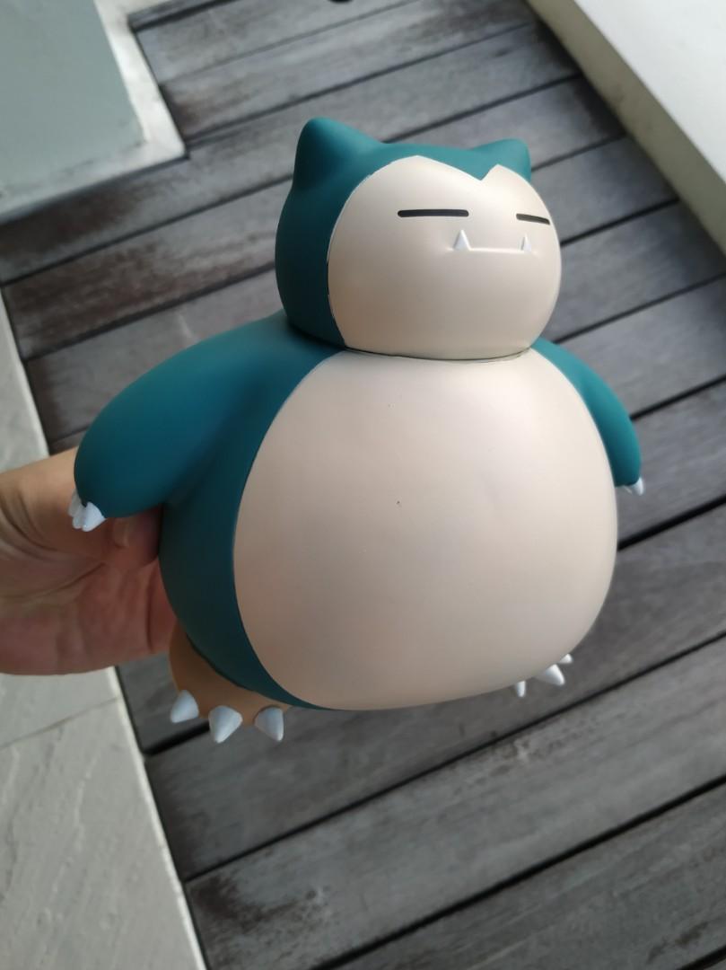 Pokémon Snorlax Cartoon Money Coin Bank Figurine, Hobbies & Toys, Toys ...