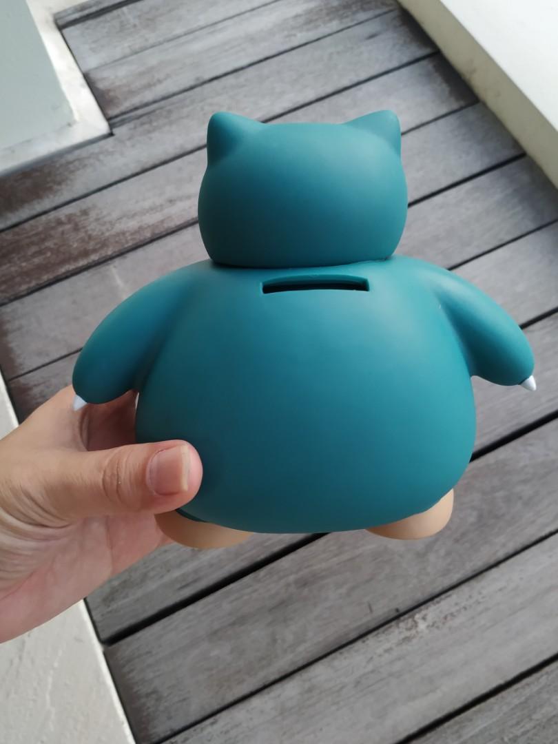 Pokémon Snorlax Cartoon Money Coin Bank Figurine, Hobbies & Toys, Toys ...