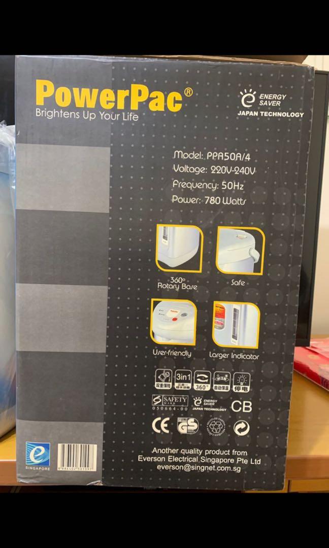 PowerPac 4L Thermal Flask /Water Dispenser, TV & Home Appliances ...