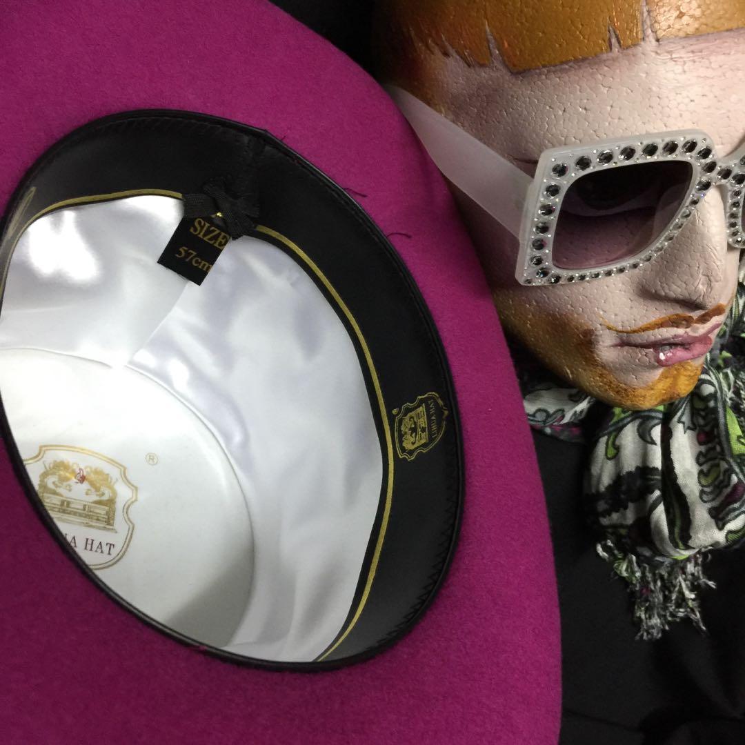 RENTAL : PURPLE TOP HAT, Men's Fashion, Watches & Accessories, Caps ...