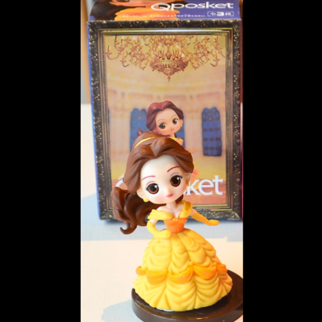 Qposket Mini Belle, Disney's Princess Beauty & The Beast cake topper ...