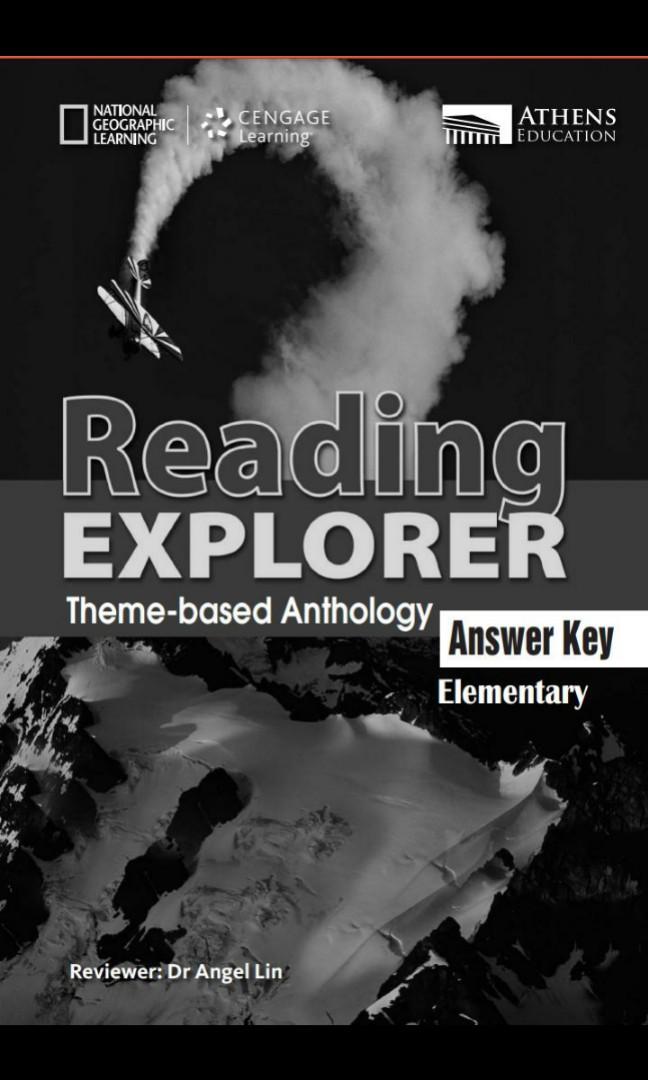 Reading Explorer: Theme -based Anthology (Elementary) Answer Key, 興趣及遊戲, 書本 & 文具, 補充練習 - Carousell