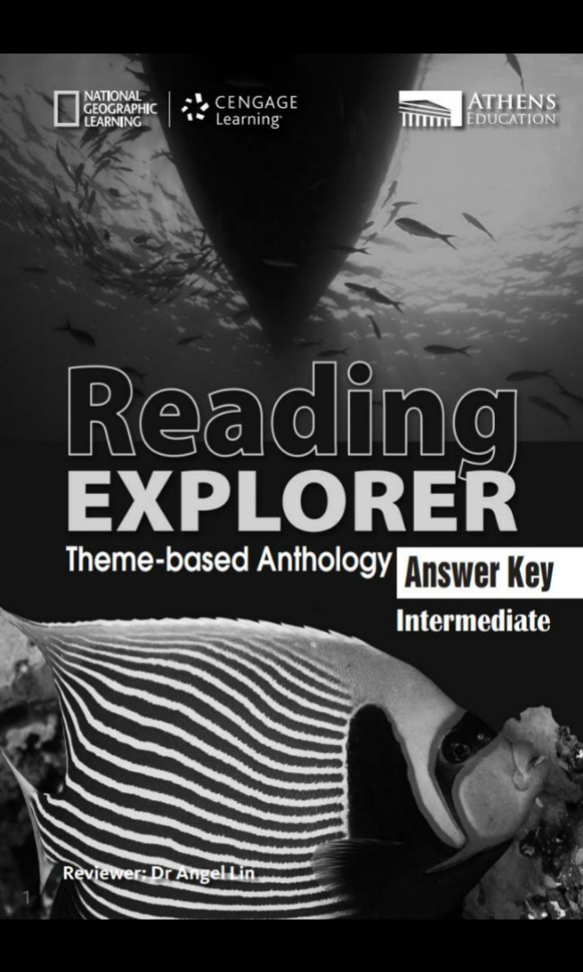 Reading Explorer: Theme -based Anthology (Intermediate) Answer Key, 興趣及遊戲, 書本 & 文具, 補充練習 - Carousell
