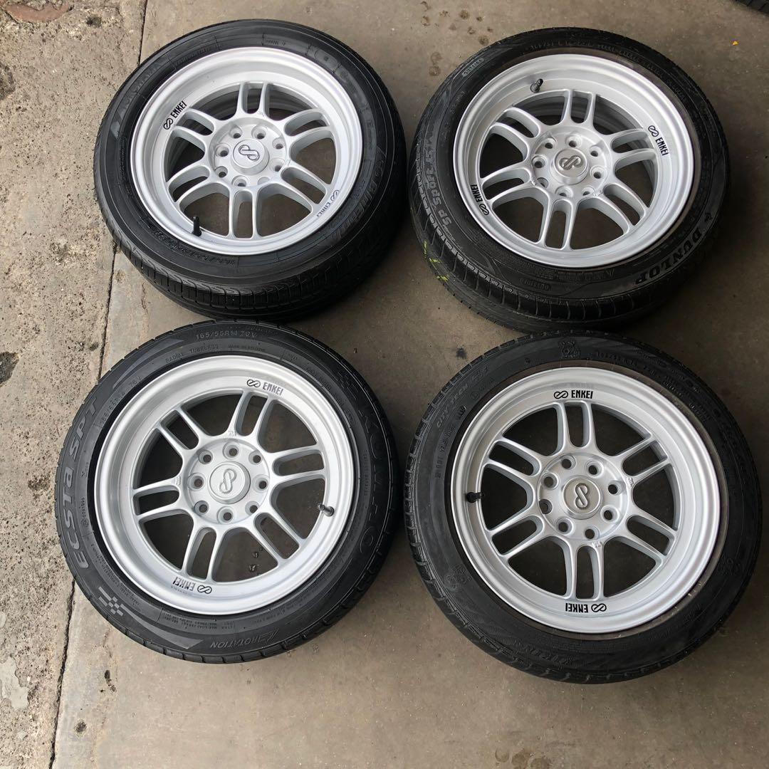 Rim enkei rpf1 14, Auto Accessories on Carousell