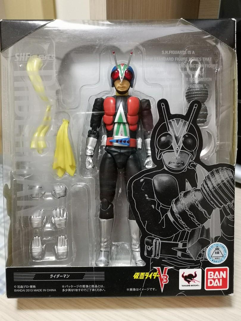 Shf 幪面超人 4號 怪金剛 riderman Kamen Rider shf v3 S.H.Figuarts 非 真骨雕 sic ran ...