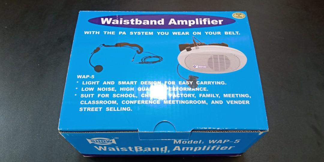 SHOW Waistband Amplifier, Audio, Soundbars, Speakers & Amplifiers on ...
