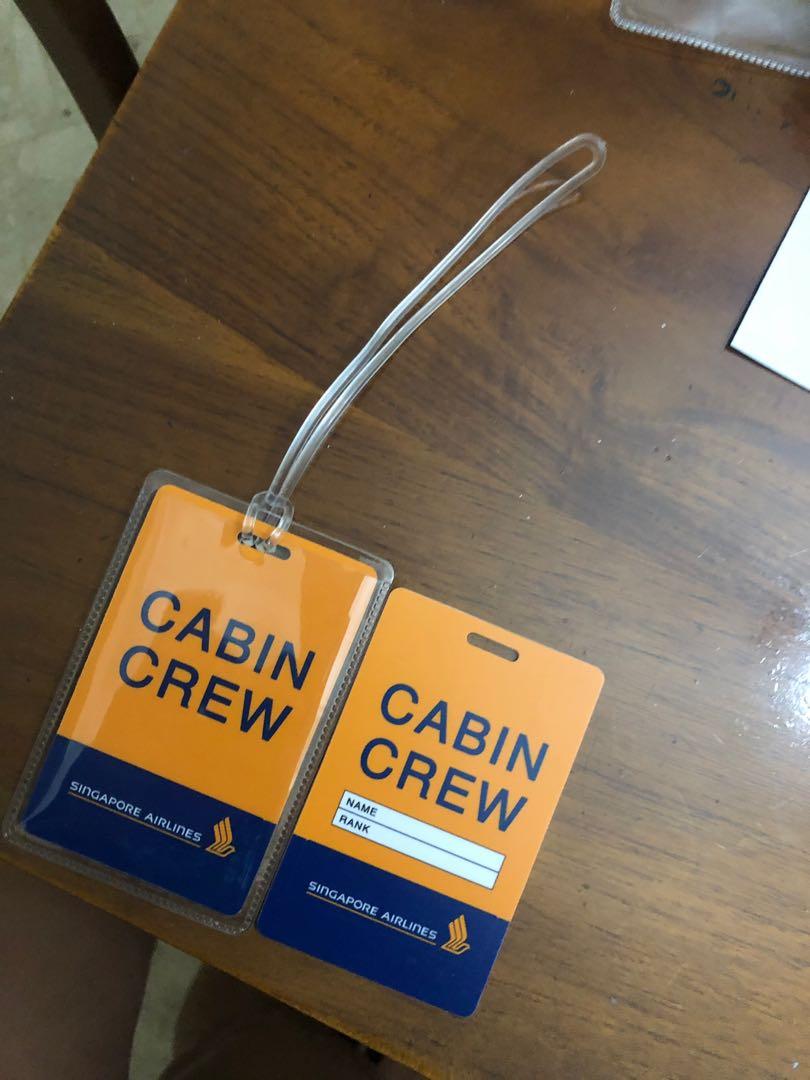 Singapore Airlines cabin crew tag, Everything Else on Carousell