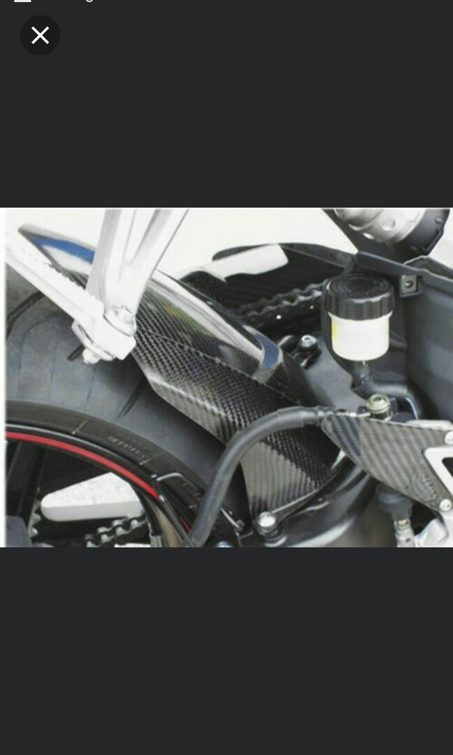 2007 -2008 Yamaha YZF R1 Carbon Fiber Rear Hugger, Motorcycles ...