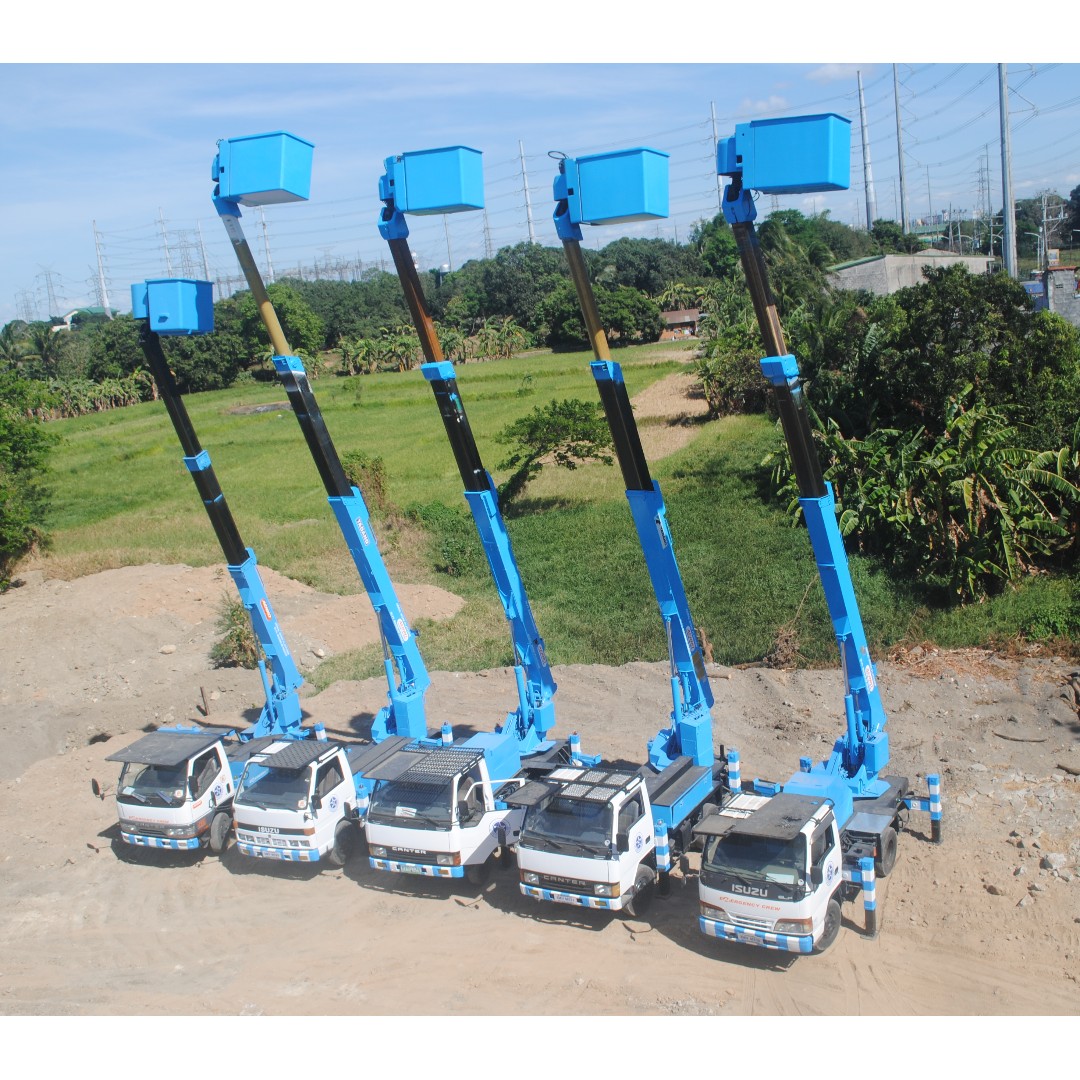 Rent Telescopic Truck Mounted Manlift, Bucket Manlift Crane For Sale Rental