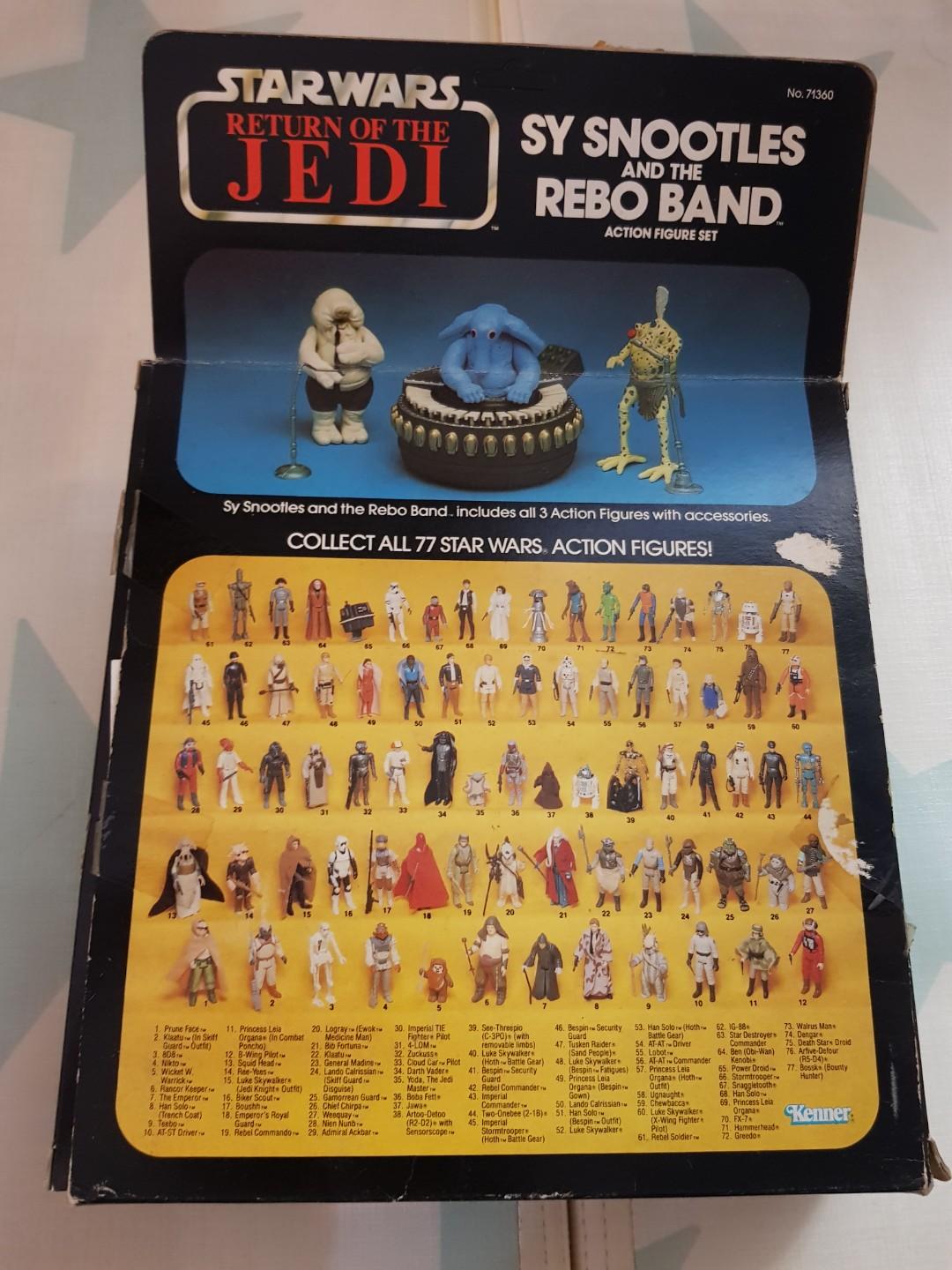 Vintage Star Wars SY Snootles & Rebo Band boxed, Hobbies & Toys, Toys & Games on Carousell