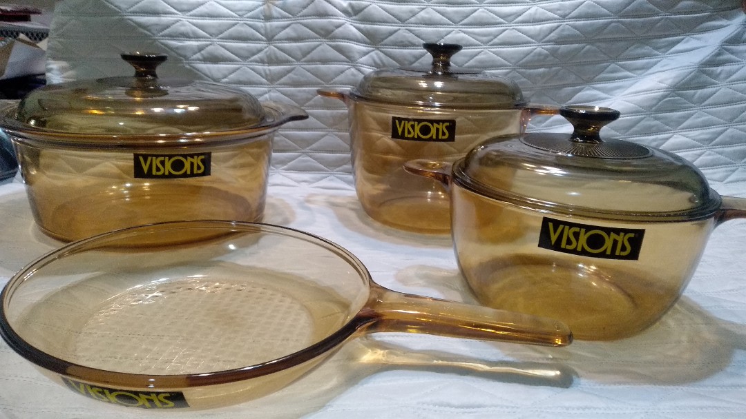 Vision Glass Cooking Ware, Furniture & Home Living, Kitchenware ...